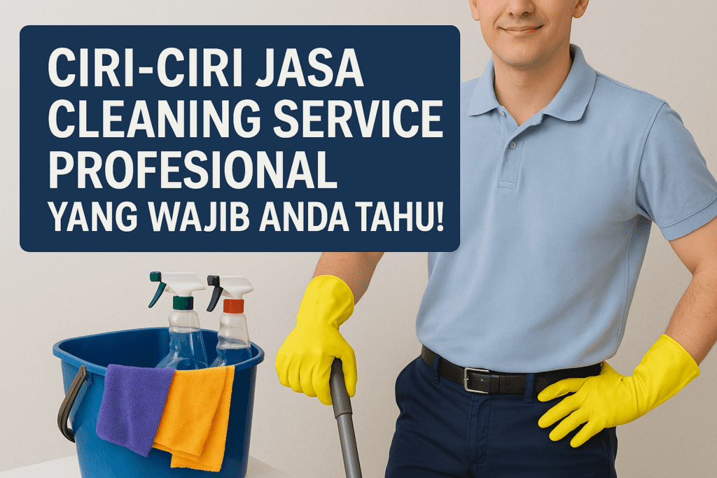 3 Ciri-Ciri Jasa Cleaning Service Profesional yang Wajib Anda Tahu!